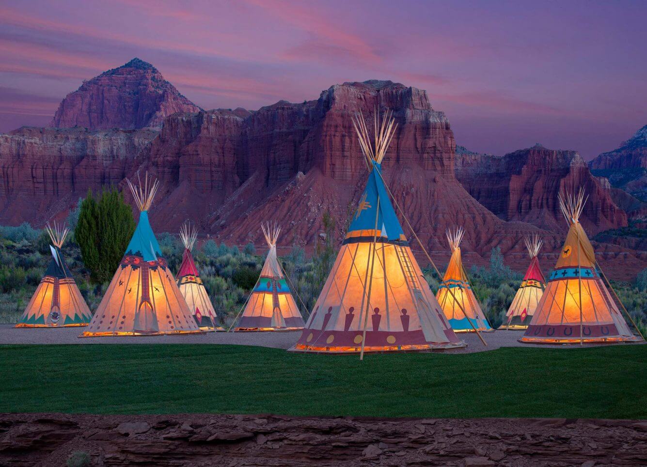Luxury Teepee Camping in Torrey, Utah | Capitol Reef Resort